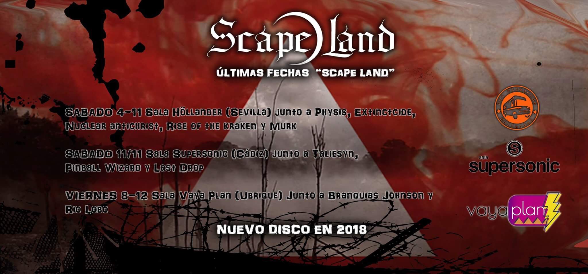 Scape land termina presentación de «Scape Land» y abre camino hacia su ...
