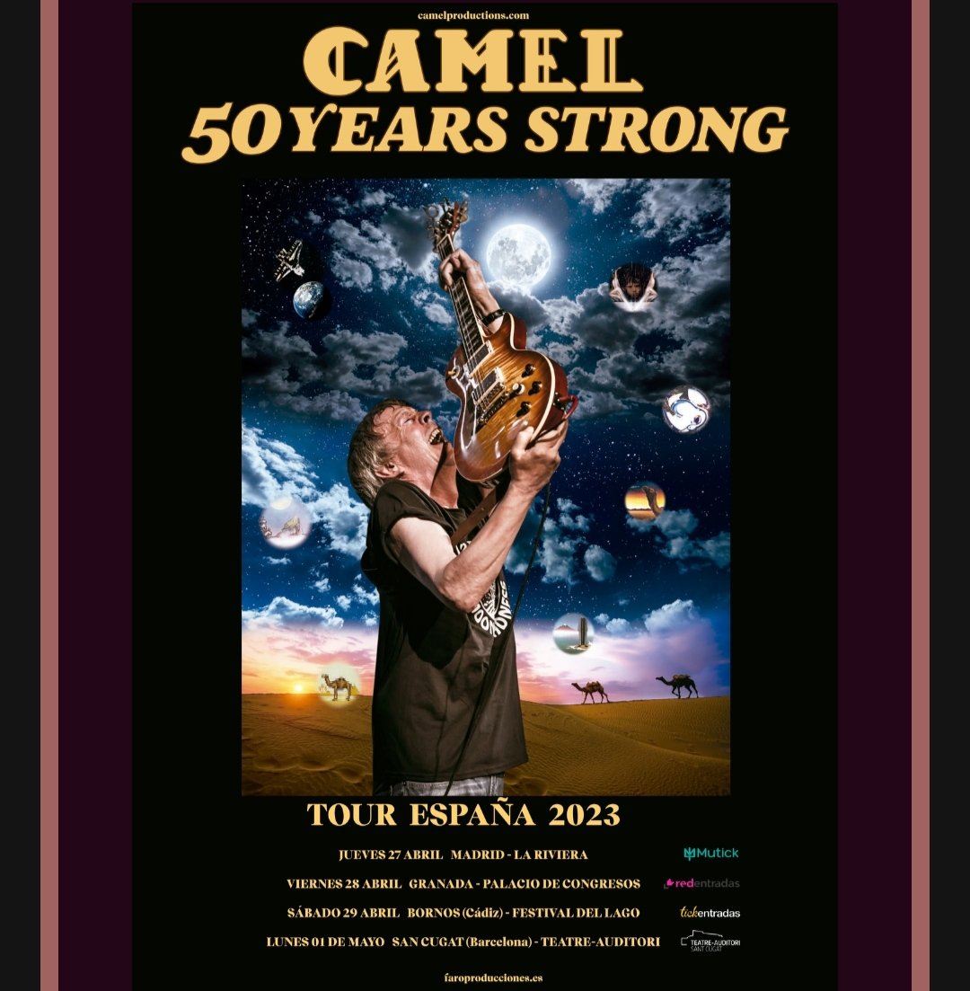CAMEL – 50 YEARS STRONG – FECHAS EN ESPAÑA 2023 – Magazine Rock