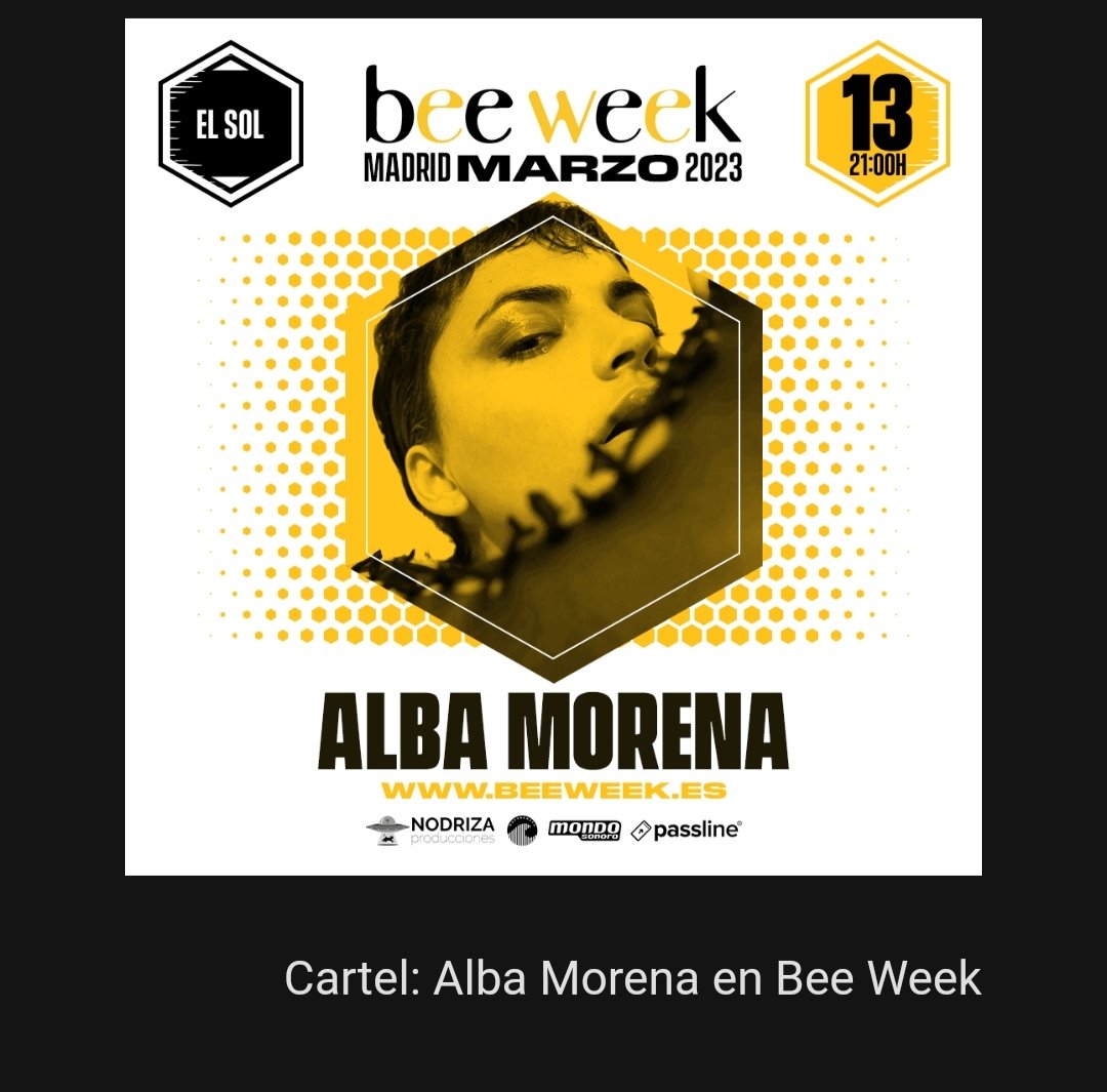 ALBA MORENA presentrá su nuevo proyecto el lunes 13 de marzo en la Sala ...