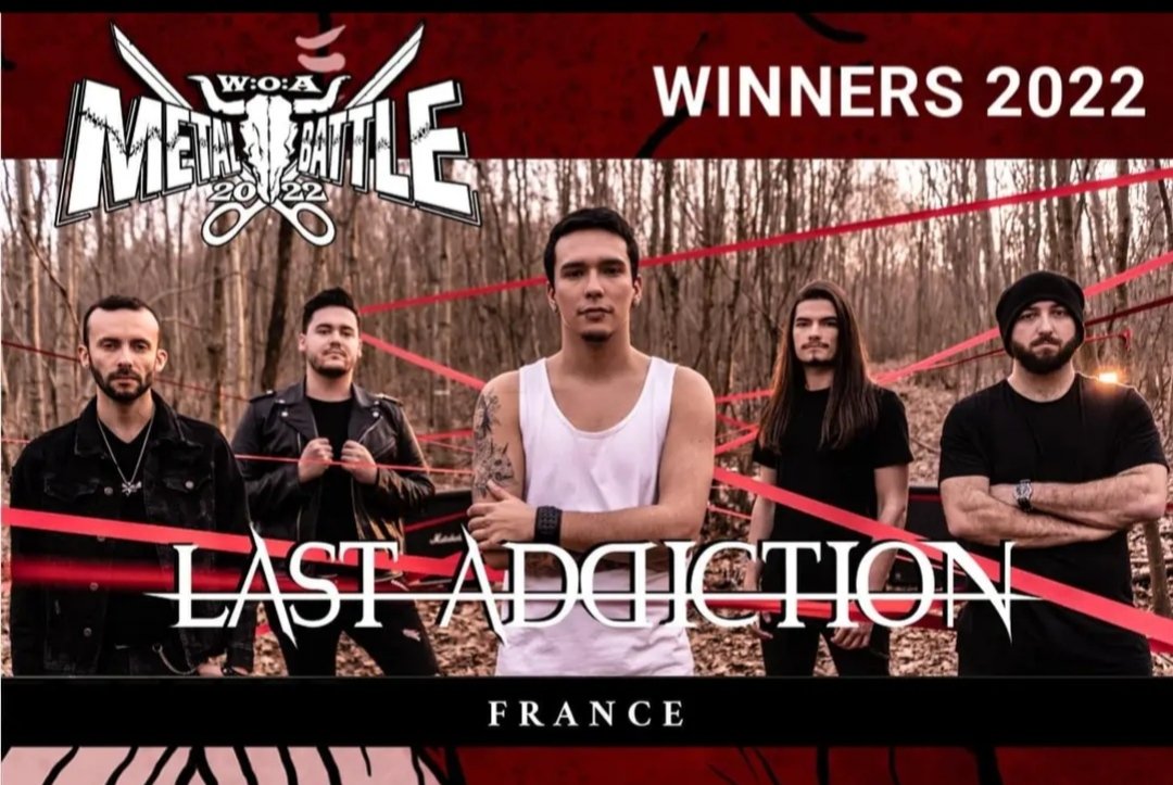 «Last Addiction» el quinteto francés de heavy metal/rock-core, presentó ...